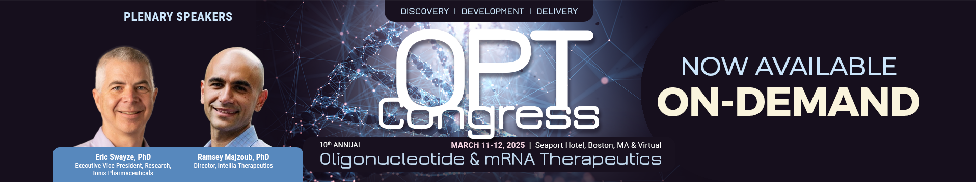 OPT Congress | Oligonucleotide & mRNA Therapeutics Conference | March ...